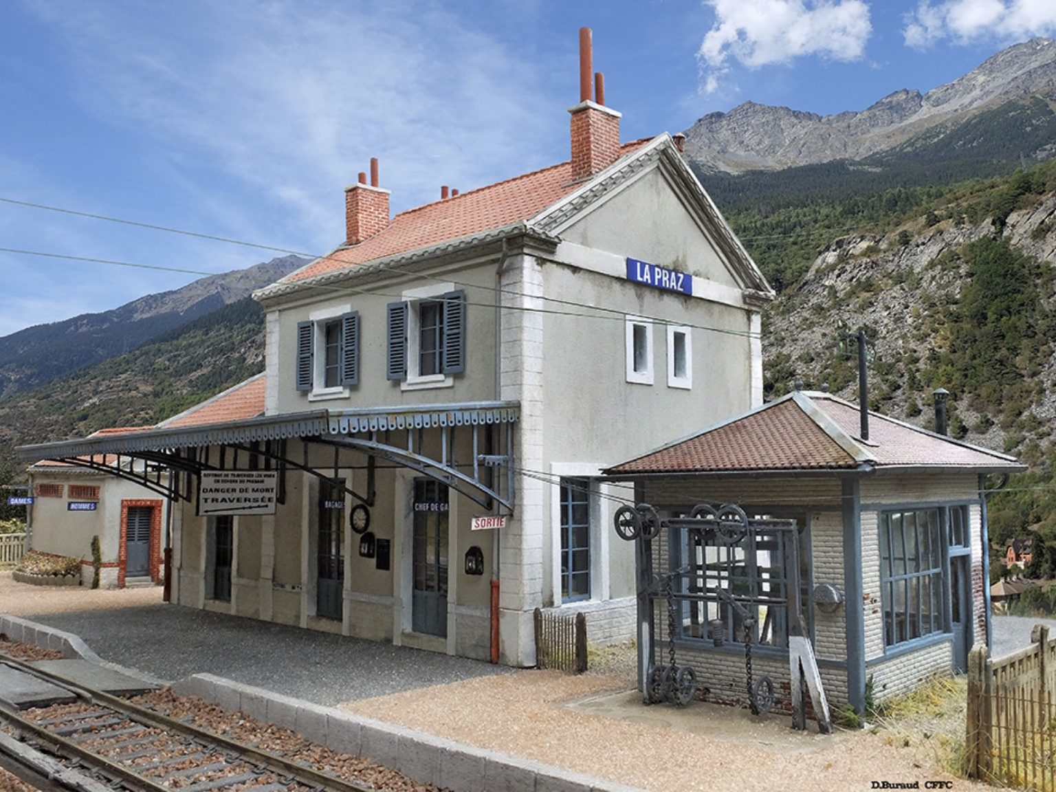 La Maurienne – Gare de La Praz – CFFC Club Ferroviaire de Franche-Comté